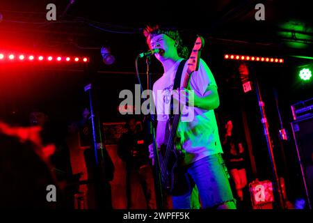 Eamon Sandwith and Josh Hardy of The Chats performing onstage at Day 1 ...