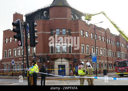 8 March 2024 - Forest Gate Police Station building on Romford Road ...