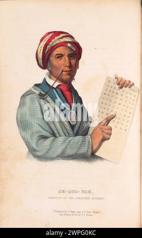 Sequoyah [Se-Quo-Yah] The Inventor of the Cherokee Alphabet from the ...