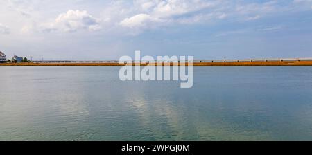 Bridge to Chincoteague Island on the eastern shore of Virginia Stock ...