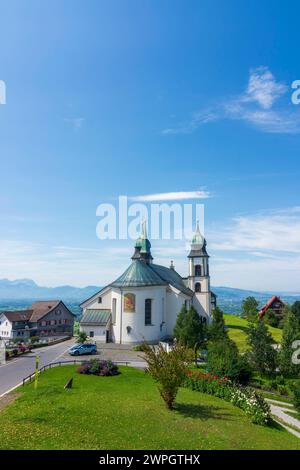 Bildstein: pilgrimage church Bildstein, lake Bodensee (Lake Constance ...