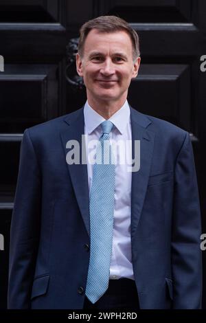 Chancellor of the Exchequer Jeremy Hunt presents the Spring Budget with ...