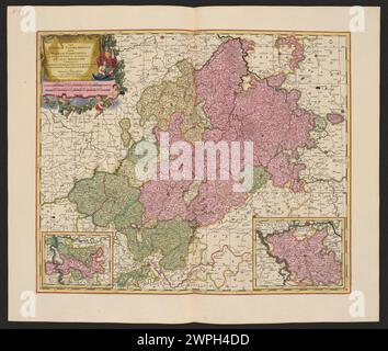 Map of Hesse Stock Photo - Alamy