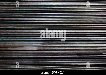 Group of threaded steel rods, abstract background Stock Photo - Alamy