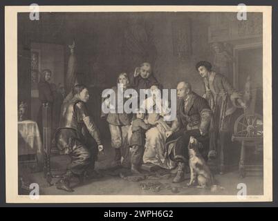 Illustration depicting the return from the 1683 Vienna expedition ...