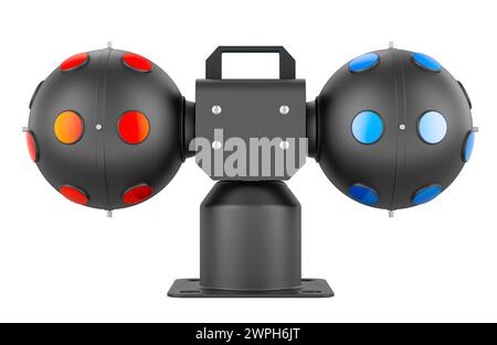 Disco Roto Balls, 3D rendering isolated on white background Stock Photo ...
