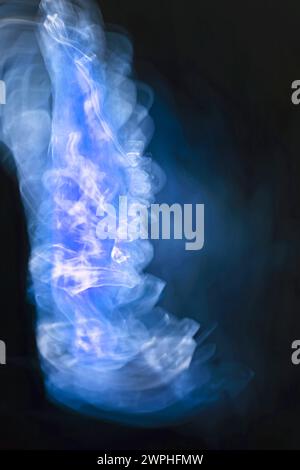 Abstract ICM artistic trick photography, long exposure movement for ...