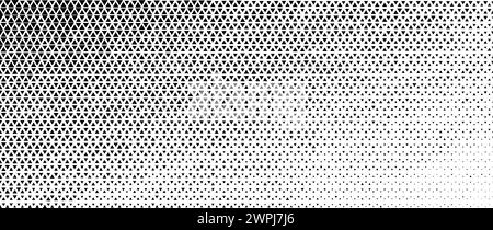 Hexagon corner halftone gradient texture. Abstract black grunge hex ...