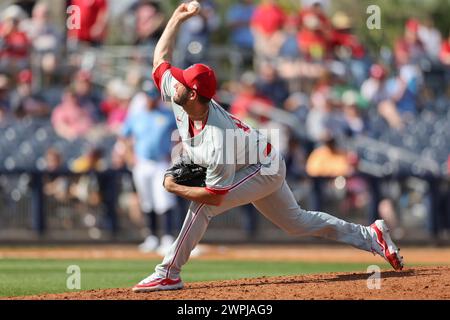 Philadelphia Phillies pitcher Max Lazar during a baseball game against ...