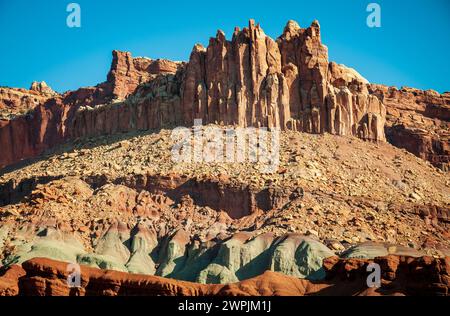 Colorful Layers of earth within the Colorado Plateau Physiographic ...