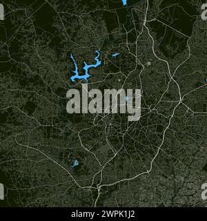City Map Africa Nigeria Ibadan vector illustration Stock Vector Image ...