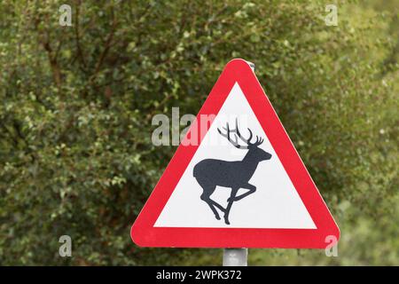 UK, Scotland, warning signs for Dear Stock Photo - Alamy