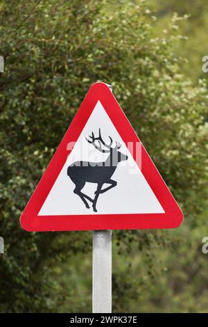 UK, Scotland, warning signs for Dear Stock Photo - Alamy