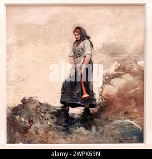 Winslow Homer, Boston, 1836-Prouts Neck, 1910, Portrait of Helena de ...