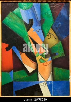 “The Smoker (Frank Haviland)”, 1913, Juan Gris (1887-1927), Thyssen ...