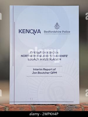 The front cover of the Operation Kenova Interim Report into Stakeknife ...