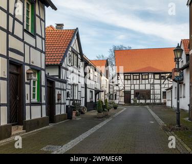 Medieval downtown of Westerhof Stock Photo - Alamy