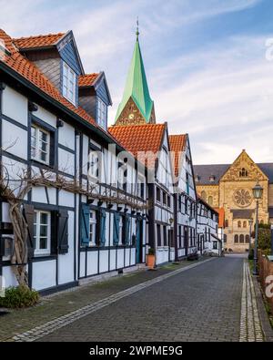 Medieval downtown of Westerhof Stock Photo - Alamy