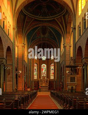 Medieval downtown of Westerhof Stock Photo - Alamy