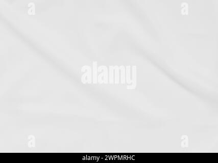 White smooth ripple linen fabric texture background, soft focus Stock ...