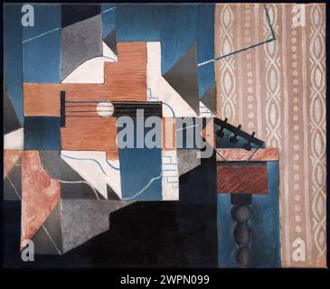 Guitar on the Table 1913 by Juan Gris Stock Photo - Alamy