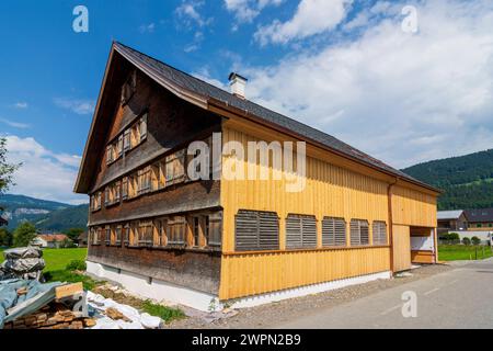 Bezau: local museum, Farm from the 18th century, 2-storey clapboard ...