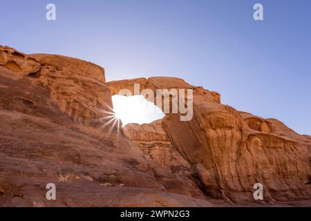 Around Frouth Rock Arch, Wadi Rum, Jordan, Middle East, Asia Stock ...