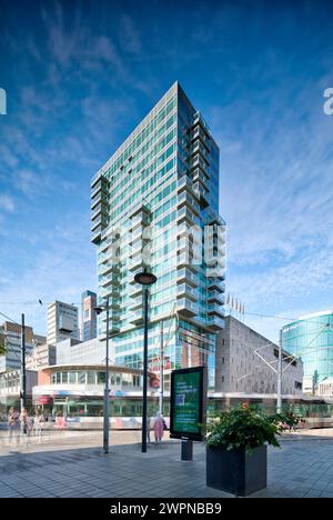 World Trade Center-Beurs, skyscrapers, Coolsingel, Beursplein, city ...