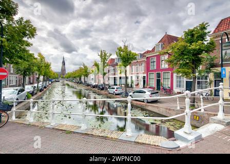 Verwersdijk, canal, canal, water, reflection, historic old town ...