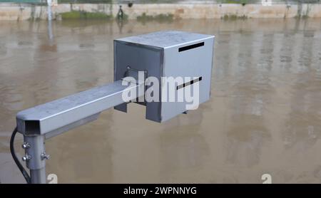 Industrial Hydrometric Probe Monitors River Water Levels for Flood Risk ...