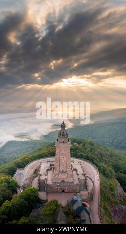the Kyffhäuser Monument in Thuringia in Germany Stock Photo - Alamy