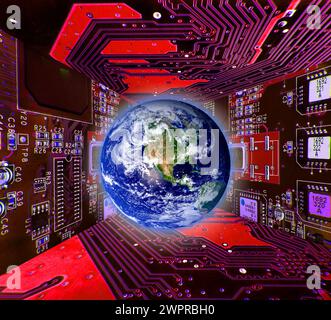 Simulation theory, conceptual illustration Stock Photo - Alamy