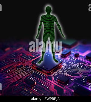 Simulation theory, conceptual illustration Stock Photo - Alamy