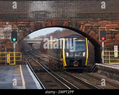 Merseyrail Stadler class 777 electric train 777006 at Hamilton Square ...