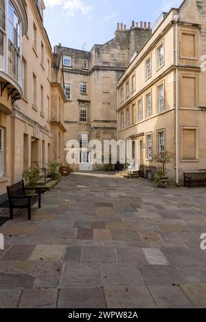 Bath - Roman Bath, The Court Stock Photo - Alamy