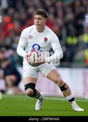 England's Tommy Freeman during the Guinness Six Nations match at the ...