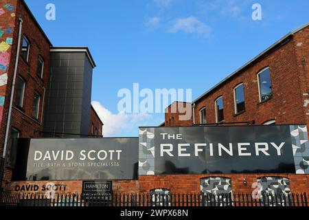 The Refinery at restored industrial buildings in the Sandy Row ...
