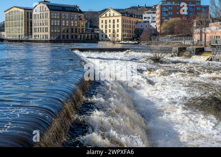 The spring flood in Sweden was unusually powerful in 2024. Motala ...