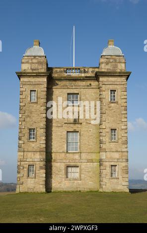 The Cage, an Elizabethan 16th Century tower at Lyme Park within the ...