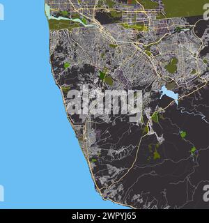 Urban vector city map of Tijuana, Mexico Stock Vector Image & Art - Alamy