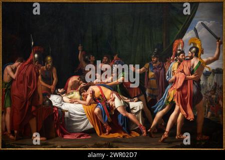 The Death of Viriatus, Chief of the Lusitanians 1807 by José de Madrazo ...