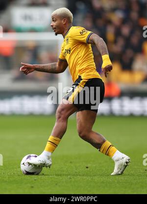 Mario Lemina of Wolverhampton Wanderers in action during the Premier ...