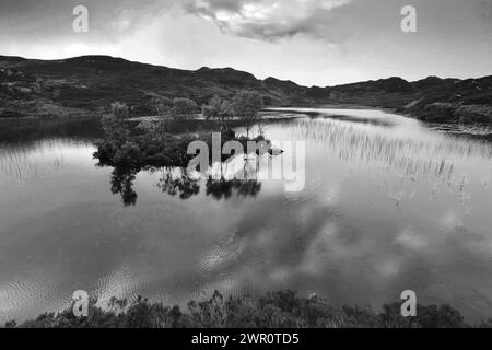 View over Dock Tarn, Watendlath fells; Lake District National Park ...