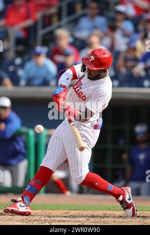 Clearwater, FL: Philadelphia Phillies shortstop Edmundo Sosa (33 ...
