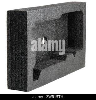Black high-impact closed-cell polyethylene black foam sheet seamless ...