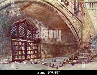 The Traitors' Gate is an entrance through which many prisoners of the ...