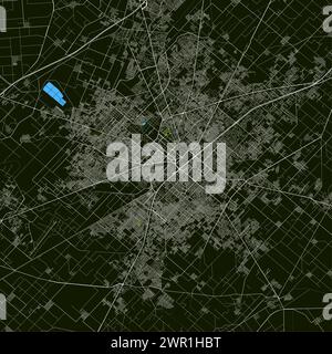 Urban vector city map of Faisalabad, Pakistan Stock Vector Image & Art ...
