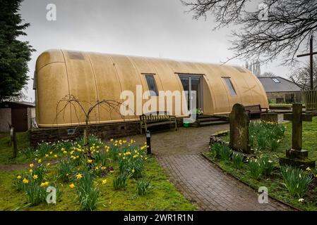 The unusual St James the Apostle Church made from glass-fibre in Temple ...