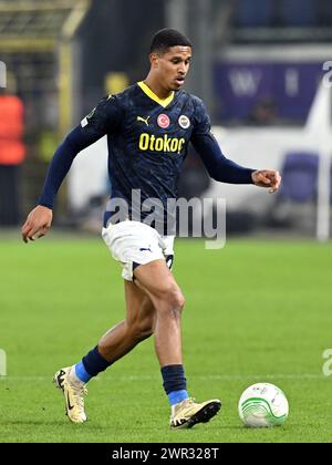BRUSSELS - Jayden Oosterwolde of Fenerbahce SK during the UEFA Europa ...