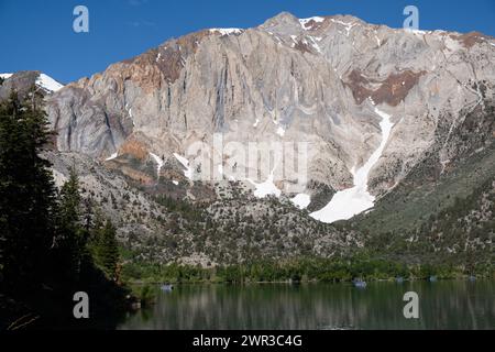 Convict Lake, Inyo Nationasl Forest, eastern Sierra Nevada Mountains ...